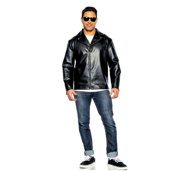Jackets & Coats | 5s Greaser Mens Halloween Costume 1950s Grease Movie ...